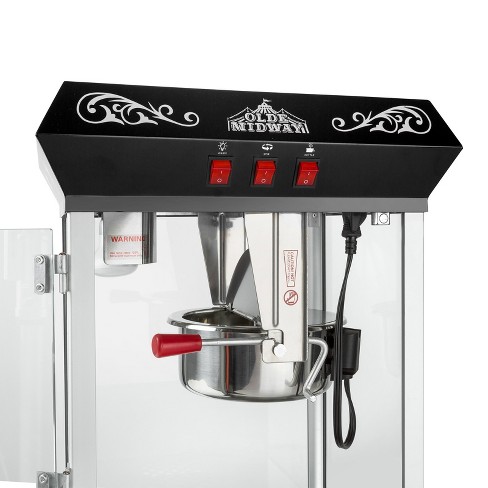 Olde Midway Vintage-style Tabletop Popcorn Machine Maker Popper With 8 ...