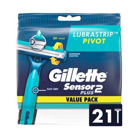 Gillette Sensor2 Plus Pivoting Head Disposable Razors - 21ct : Target