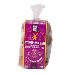 One Mighty Mill Whole Wheat Cinnamon Raisin Bagel - 4ct / 13.4oz : Target
