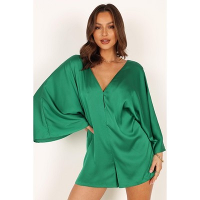 Petal And Pup Porscha Romper - Green L : Target