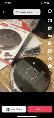 Gpx Portable Mp3 Cd Player With Bluetooth Transmitter : Target