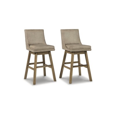 Nordic Teak 30" Natural Indoor/outdoor Bar Stool - Beige : Target