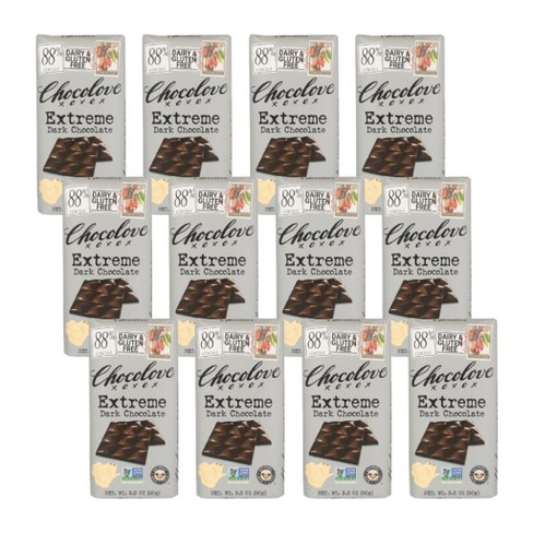 Chocolove Extreme Dark Chocolate Bar - Case Of 12/3.2 Oz : Target