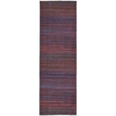 Voss Transitional Diamond Red/Gray Area Rug : Target