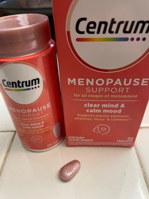 Centrum Menopause Support Clear Mind And Mood Vitamin Tablets - 30ct : Target