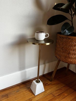 Marble Drink Table - Threshold™ : Target