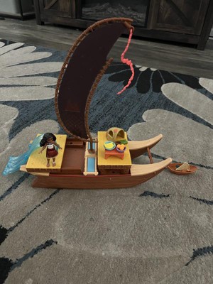Disney Moana 2 Moana's Adventure Canoe Playset With Small Doll ...