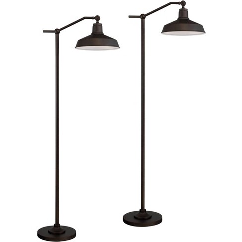 360 Lighting Kayne Farmhouse Rustic 61" Tall Standing Floor Lamps Set ...