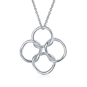 Bling Jewelry BFF Eternal Friendship Pendant Necklace with Interlocking ...
