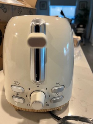 Oster 2-slice Toaster Stainless Steel With Extra-wide Slots Oat Milk ...