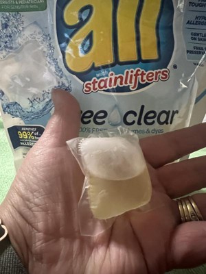 All Mighty Pacs Free Clear Laundry Detergent Pacs - 60ct/39.5oz : Target