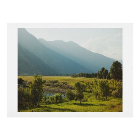 Kevin Russ Wading Deer 11" X 14" Art Print - Society6 : Target