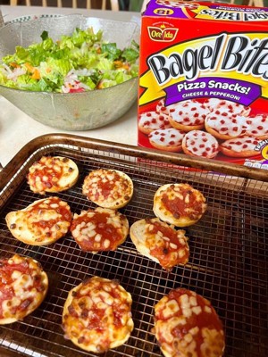 Bagel Bites Cheese & Pepperoni Mini Pizza Bagel Frozen Snacks - 18.6oz ...