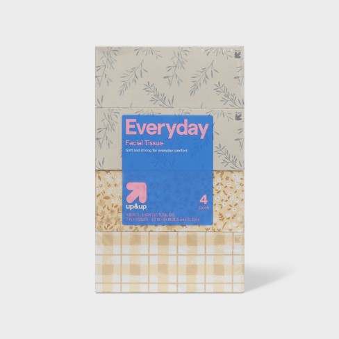 Everyday Facial Tissue - 4pk/160ct - Up&up™ : Target