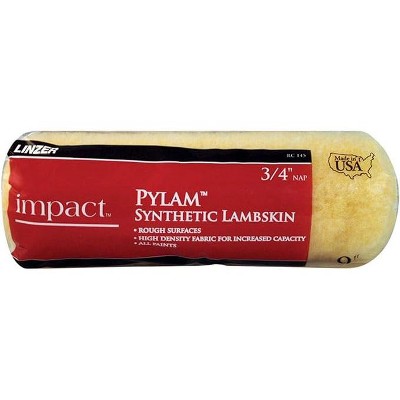 Linzer Impact Pylam Synthetic Lambskin 9 In. W X 3/4 In. Regular Paint ...