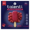 Talenti Roman Raspberry Frozen Mini Sorbetto Bars - 6pk/11.1 Fl Oz : Target