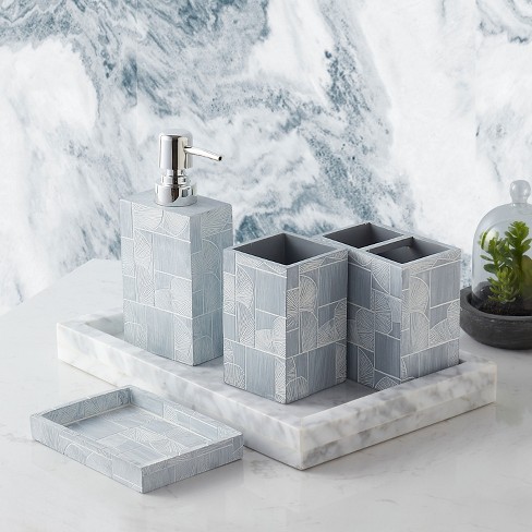 Sweet Home Collection - Casanova Bath Accessory Collection, 4 Piece Set ...
