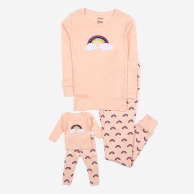Leveret Girls And Doll Cotton Pajamas Flower Pot 8 Year : Target