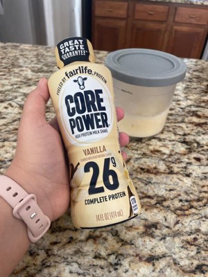 Core Power Vanilla 26g Protein Shake - 14 Fl Oz Bottle : Target