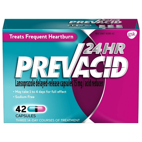 Prevacid 24 Hr Acid Reducer Capsules - 42ct : Target