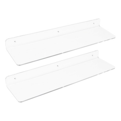 Unique Bargains Acrylic Waterproof Bathroom Floating Shelf 15.7 X 3.9 X ...