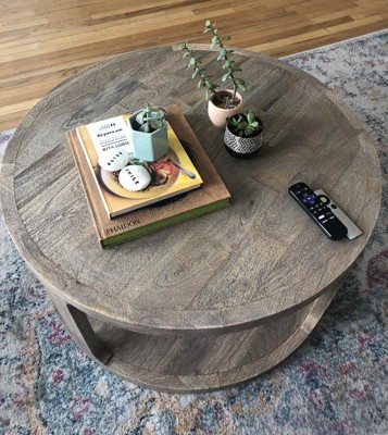 Castalia Round Natural Wood Coffee Table - Threshold™ : Target
