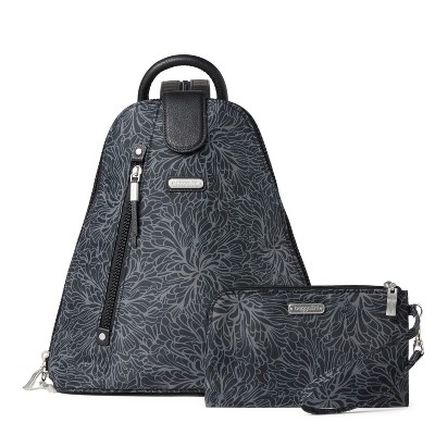 Baggallini Women's Naples Convertible Sling Backpack - Midnight Blossom : Target