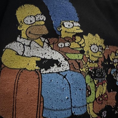Men's The Simpsons Classic Family Couch Pull Over Hoodie - Black ...