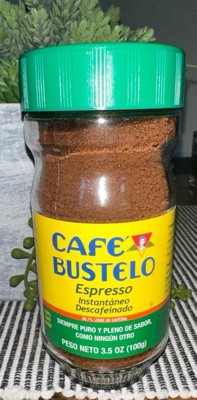 Cafe Bustelo Decaffeinated Instant Espresso Roast Dark Roast Ground ...