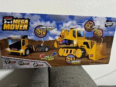 Maxx Action 2-n-1 Mega Mover – Construction Truck And Trailer : Target