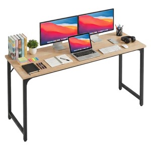 BestMassage 55 Inch Modern Industrial Computer Desk Office Desk with ...
