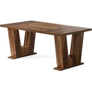 Tribesigns 62.99-inch Wood Computer Desk, Brown : Target