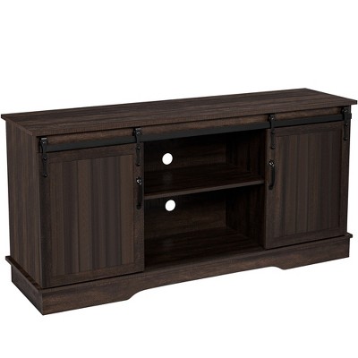 Yaheetech Tv Stand Wih Storage, 58" Entertainment Center With Sliding ...