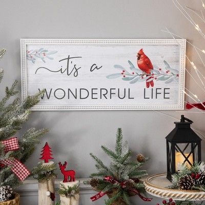 Northlight 11.75" Lighted Joy To The World Wooden Christmas Wall ...
