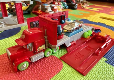 Disney And Pixar Cars Glow Racers Transforming Mack Playset : Target