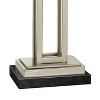 Possini Euro Design Modern Table Lamp With Black Marble Riser 30" Tall ...
