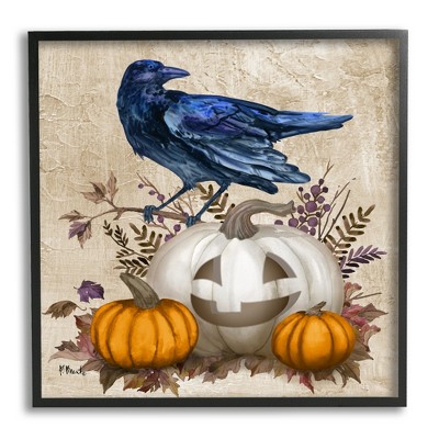 Stupell Industries Raven & Jack-o-Lantern, 24'' x 24'' : Target