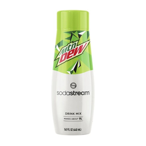 Sodastream 440ml Mountain Dew Syrup Flavor: Citrus Liquid Concentrate ...