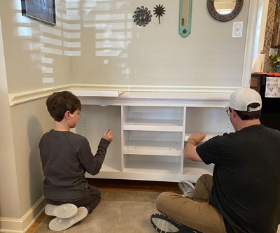 32" Carson Horizontal Bookcase With Adjustable Shelves - Threshold ...