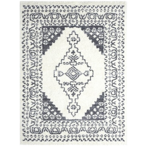 Everloom Bleeker Allen Scandinavia Medallion Plush Shag Area Rug : Target