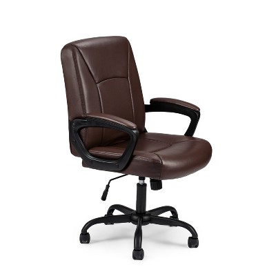 HomeStock Modern Faux Leather Office Chair - Office Desk Chair : Target