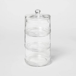 Medium Canister Apothecary Glass Clear - Threshold™ : Target