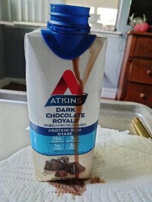 Atkins Dark Chocolate Royale Protein Shake - 12ct/132 Fl Oz : Target