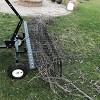Yard Tuff 72 Inch Heavy Duty Durable Steel Pine Straw Rake With Wheels ...