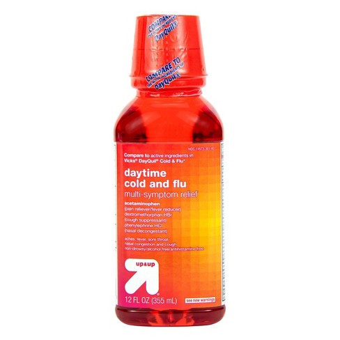 Daytime Cold & Flu Multi-symptom Relief Liquid - 12 Fl Oz - Up&Up™ : Target