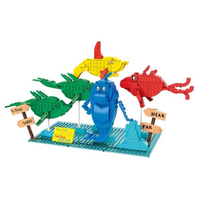 Brickcraft Dr. Seuss One Fish Two Fish Red Fish Blue Fish Building Set ...