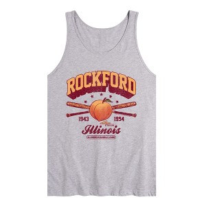 Men's - A League Of Their Own - Rockford Peaches Baseball Graphic Tank ...