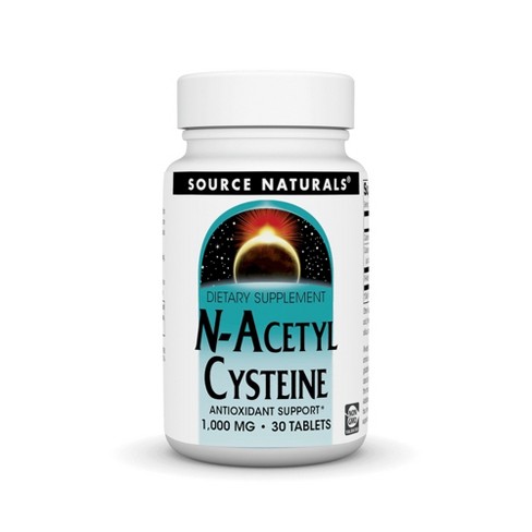 N-acetyl Cysteine 1000mg By Source Naturals, Inc. - 30 Tablet : Target