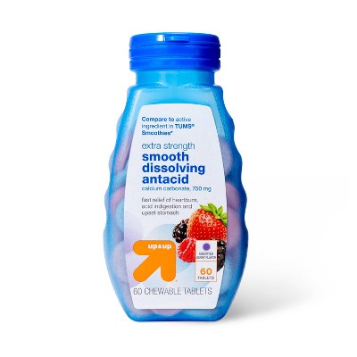 Extra Strength Antacid Assorted Berry Chewable Tablets - 96ct - Up&up ...
