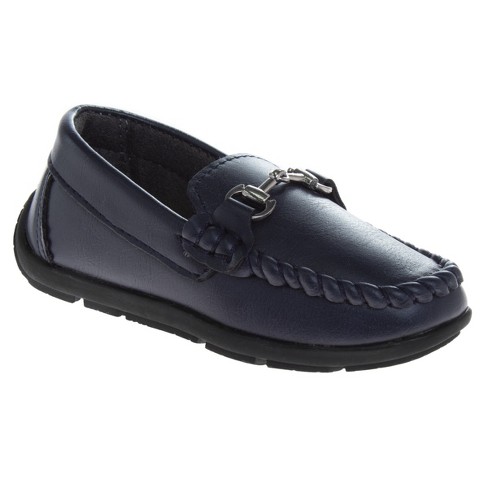Josmo Toddler Boys Loafer Shoes - Navy, 6 : Target